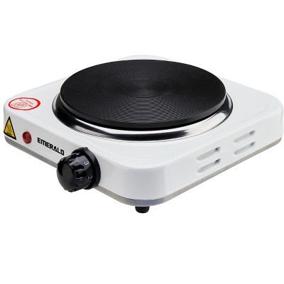 Emerald Compact & Portable, 1000W Electric Single Burner 6.1" Coil Less ...