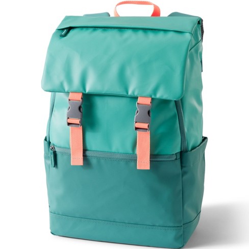 Lands' End Kids Flap Front Backpack - - Sage Blue Colorblock : Target