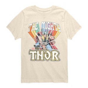 Boys' - Thor - Faded Rainbow Short Sleeve Graphic T-Shirt : Target