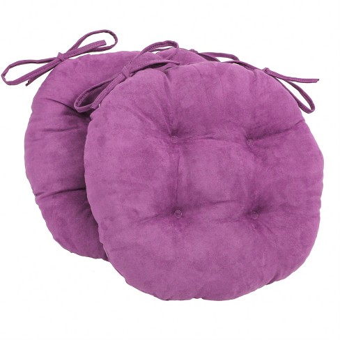 Blazing Needles Indoor Dining Chair Cushions Ultra Violet : Target