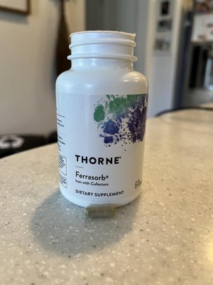 Thorne Ferrasorb - 36 Mg Iron With Essential Nutrients - Complete Blood ...