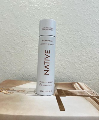 Native Spray Deodorant for Women & Men - Coconut & Vanilla - Aluminum ...