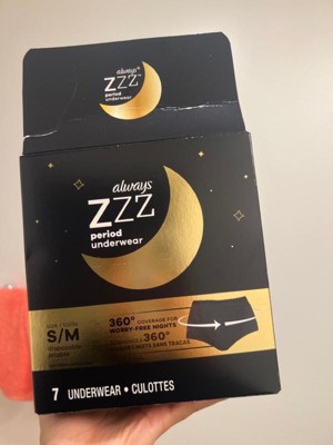 Always Zzz Period Underwear - L/xl - 7ct : Target
