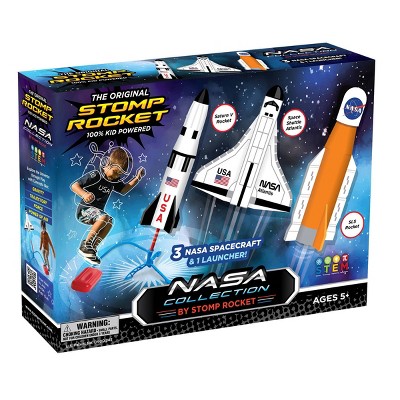 Toy Jump Rocket Launcher Set With Led Lights - Includes 6 Rockets Soars ...