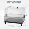 Acrylic Small Animal Reptile Tank Starter Kit, Ideal Reptile Habitat ...