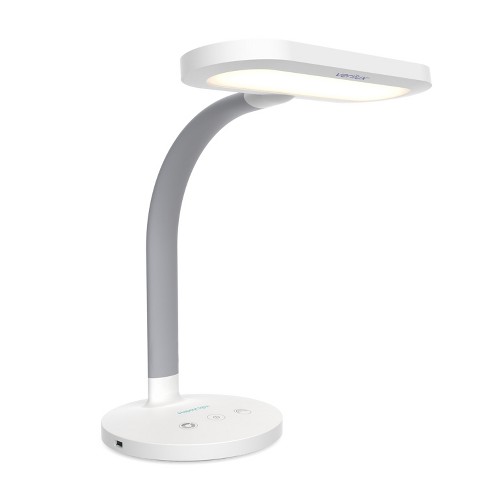 Verilux Happylight Duo 2-in-1 Light Therapy And Task Desk Lamp White ...
