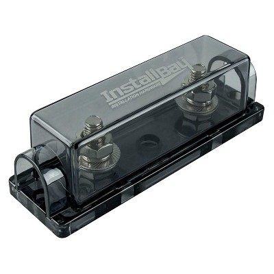 Install Bay® Nickel Agu 4- To 8-gauge Fuse Holder In Silver : Target