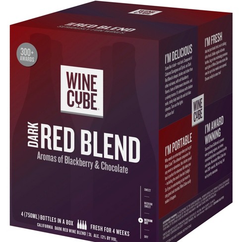 Dark Red Blend Red Wine - 3l Box - Wine Cube™ : Target