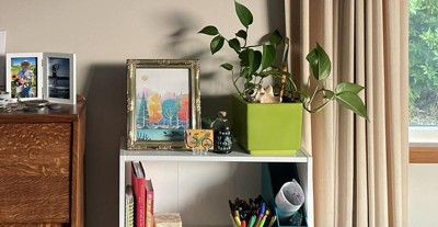 3 Shelf Bookcase Black - Room Essentials™: Modern Style, Wood Composite ...