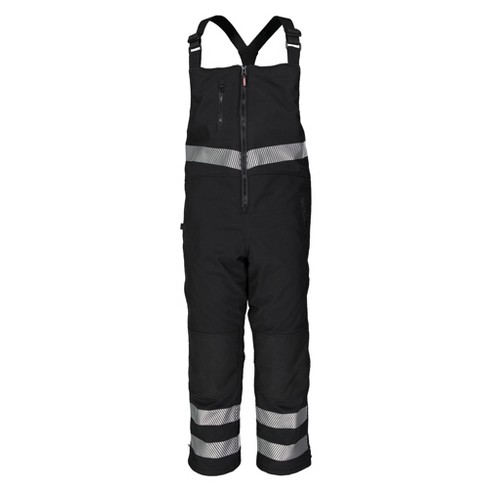 Refrigiwear Mens Insulated Softshell Enhanced Visibility Reflective Bib ...