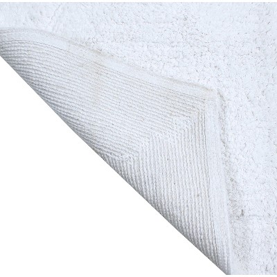 18"x18" Waterford Collection White Cotton Tufted Bath Rug - Home ...