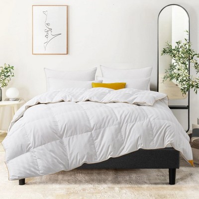 Puredown All Season White Goose Down Comforter Duvet Insert with 100% ...