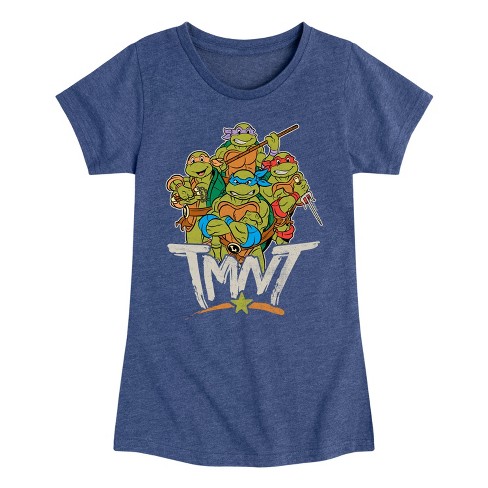 Teenage Mutant Ninja Turtles Leo And Brothers Tmnt Fitted Short Sleeve ...