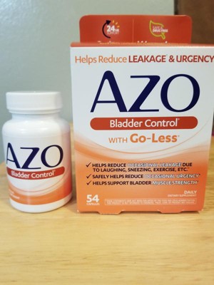 Azo Bladder Control With Go-less, Helps Reduce Occasional Urgency ...