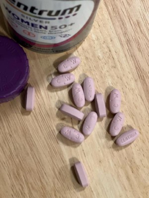 Centrum Silver Women 50+ Multivitamin / Multimineral Dietary Supplement ...