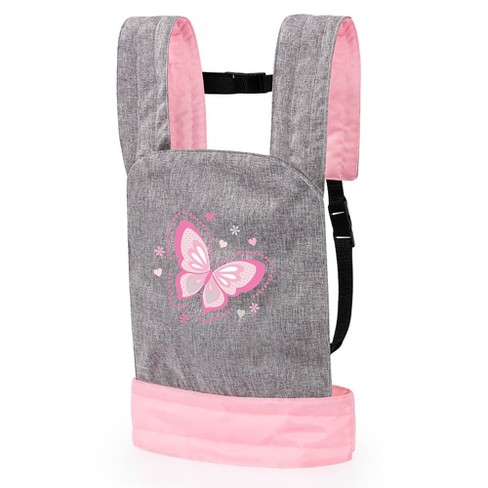 Bayer Design Dolls: Carrier Modern Design - Grey, Pink, Butterfly : Target