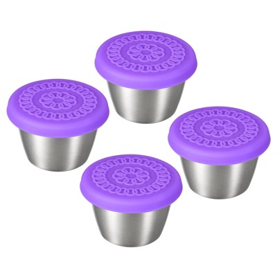 Unique Bargains Stainless Steel Salad Dressing Container With Silicone ...