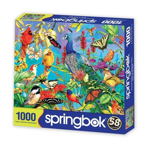 Springbok Peacock Garden Jigsaw Puzzle - 1000pc : Target