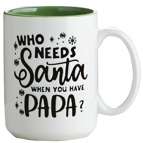 The Lakeside Collection Christmas Mugs Papa : Target