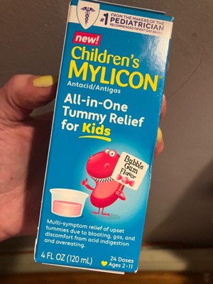 Mylicon Bubble Gum Flavor All-in-one Tummy Relief For Kids - 4 Fl Oz ...