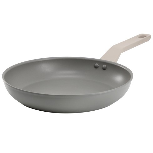 Oster Ambrose 10 Inch Nonstick Aluminum Frying Pan In Matte Grey : Target