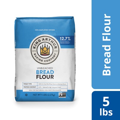 King Arthur Flour Unbleached Bread Flour - 5lbs : Target