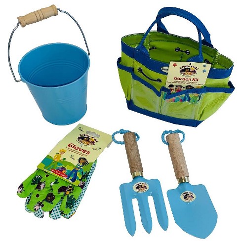 Tierra Garden Kids Blue Junior Garden Kit : Target