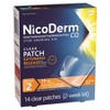 NicoDerm CQ Stop Smoking Aid Clear Patches Step 2 - 14ct : Target
