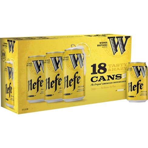 Widmer Brothers Hefeweizen Beer - 18pk/12 Fl Oz Cans : Target