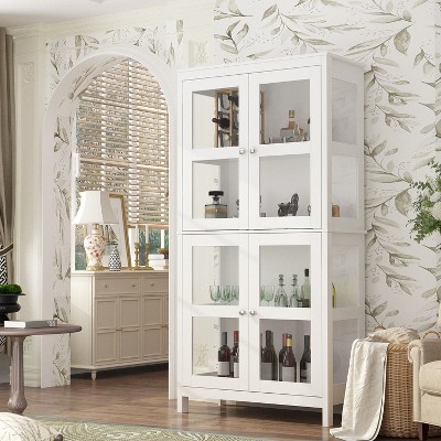 White Display Cabinets Target
