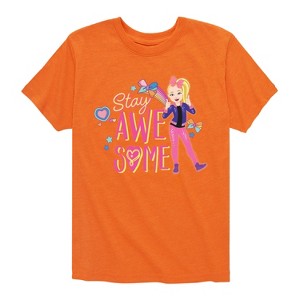JoJo Siwa Stay Awesome Short Sleeve Graphic T-Shirt - Heather Orange ...