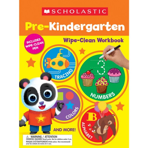 Scholastic Pre-k Wipe-clean Workbook - By Scholastic Teaching Resources ...