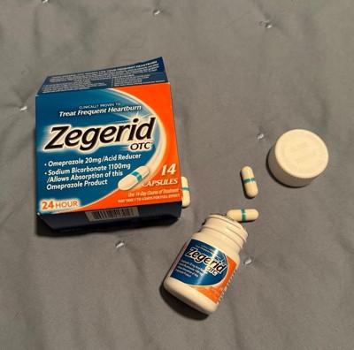 Zegerid Otc Omeprazole 20mg And Sodium Bicarbonate Acid Reducer For ...