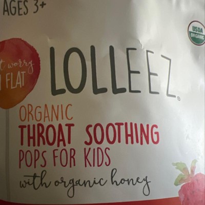 Lolleez Children's Organic Throat Soothing Pops - Watermelon ...