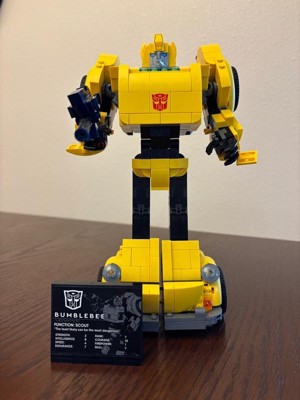 Lego Icons Transformers Bumblebee Collectible Building Set 10338 : Target