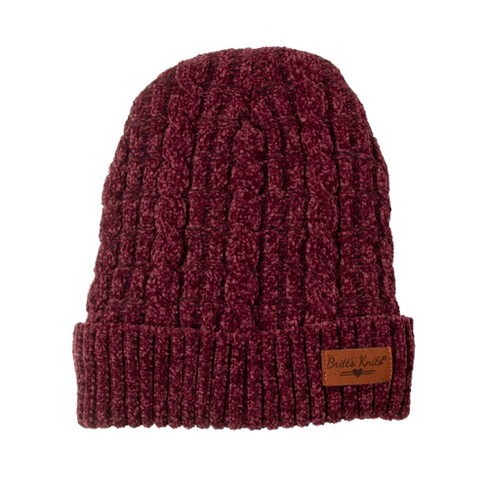 Britt's Knits Women's Soft Chenille Plush-lined Thick Knit Cold Weather ...