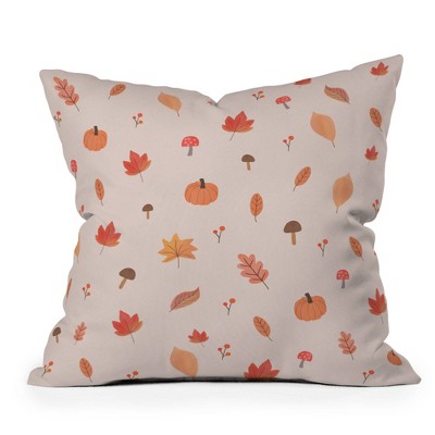 16"x16" Hello Twiggs Happy Fall Square Throw Pillow - Deny Designs : Target