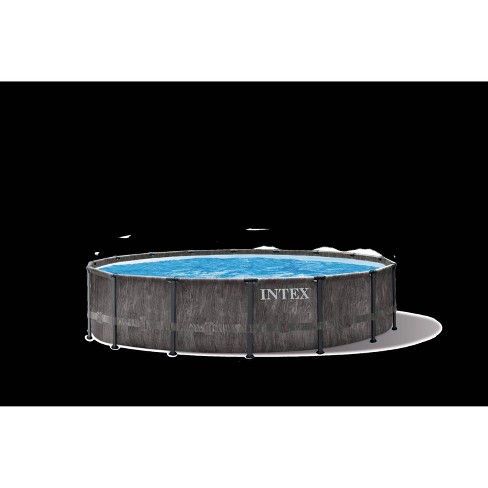 Intex 16' X 48" Ultra Xtr Frame Above Ground Pool - Graywood Print : Target