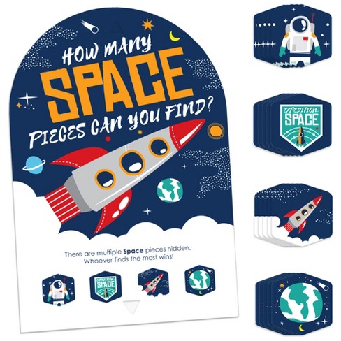 Big Dot Of Happiness Blast Off To Outer Space - Rocket Ship Baby Shower ...