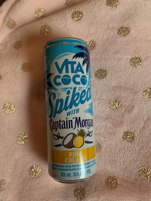 Vita Coco Spiked With Captain Morgan Pina Colada - 4pk/12 Fl Oz Cans ...