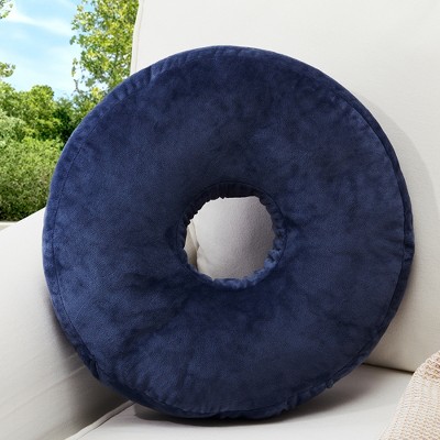 Cheer Collection 16" Round Donut Shaped Throw Pillow, Sky Blue : Target