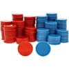 Juvale 250-pack Plastic Two Color Counters, Kids Math Manipulatives ...
