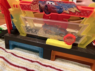 Disney And Pixar Cars Color Changer Race Ready Car Wash Playset & Color ...