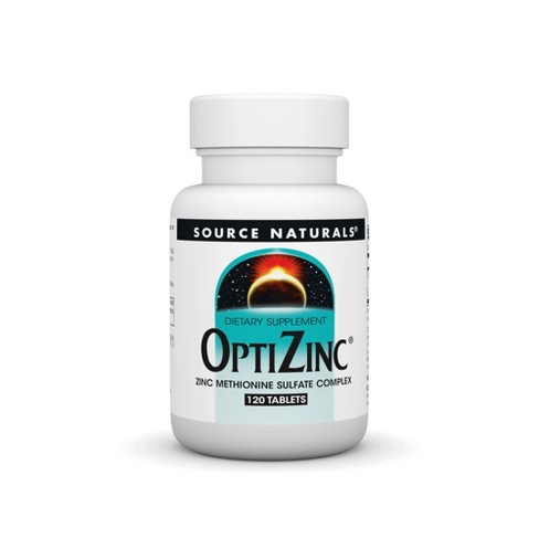 Optizinc Zinc Methionine Sulfate Complex 30mg By Source Naturals, Inc ...