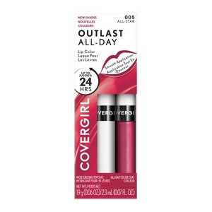 COVERGIRL Outlast All-Day Lip Color with Topcoat - All-Star - 0.07 fl ...