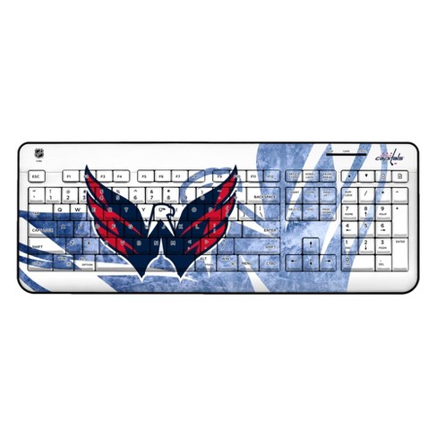 Keyscaper Washington Capitals Ice Tilt Wireless Usb Keyboard : Target