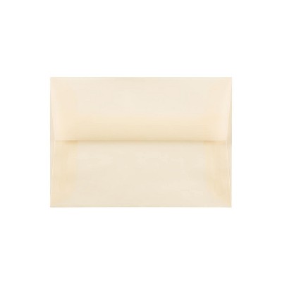 Jam Paper 4bar A1 Translucent Vellum Invitation Envelopes 3.625x5.125 ...