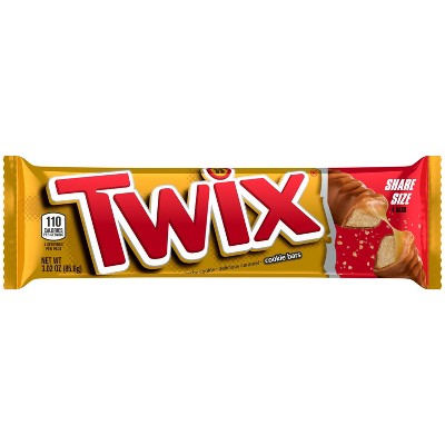Twix Chocolate Caramel Candy Cookie Bars Sharing Size - 3.02oz : Target