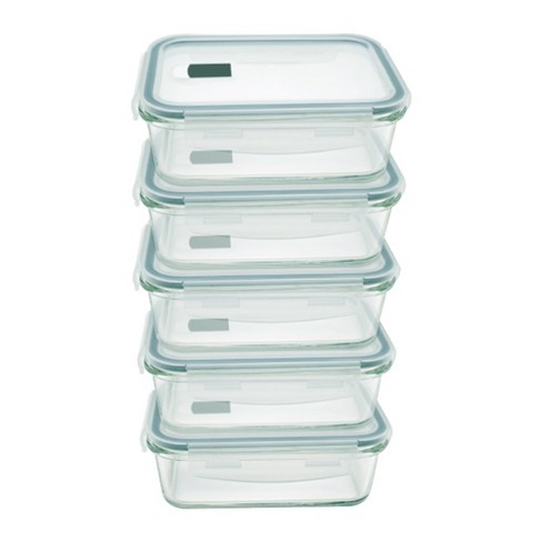 Nutrichef 10-piece Superior Glass Food Storage Containers Set ...