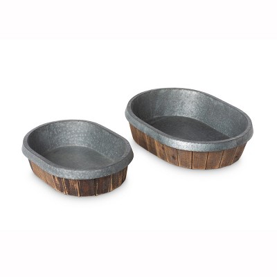 Park Designs Rattan Trays Set Of 2 : Target